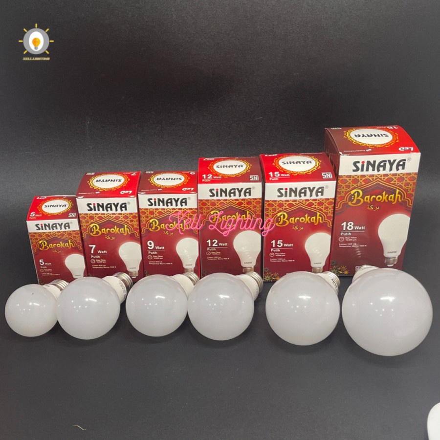Jual LAMPU BOHLAM LED SINAYA BAROKAH 5W 7W 9W 12W 15W 18W | Shopee Indonesia