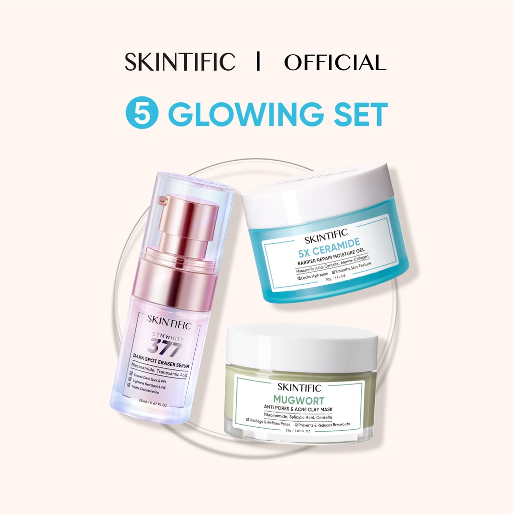 Jual SKINTIFIC 3PCS 5X Ceramide Moisturizer + Mugwort Mask + SymWhite ... Jual SKINTIFIC 3PCS 5X Ceramide Moisturizer + Mugwort Mask + SymWhite ...
