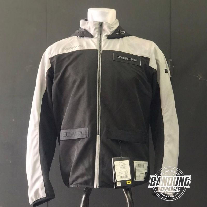 Jual RS Taichi Jacket RSJ-334 Air Flip Parka Black Grey | Shopee Indonesia