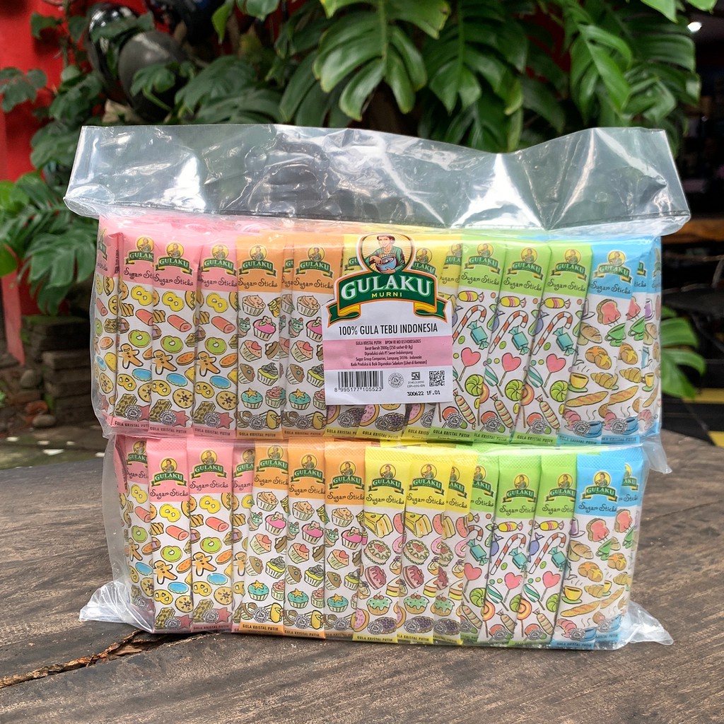 Jual Gulaku stick ( isi 60pcs/8g )/ gula stick 8gram | Shopee Indonesia