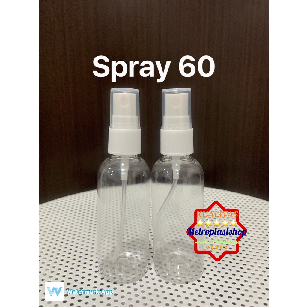 Jual Botol SPRAY 60ml 60 ml botol sprai 60ml botol semprot 60ml botol ...