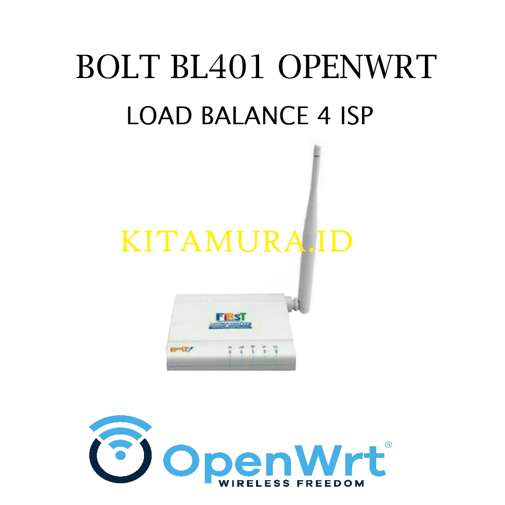 Jual BL401 Bolt Titan Router OpenWRT 4 ISP Wan LB Load Balance | Shopee Indonesia