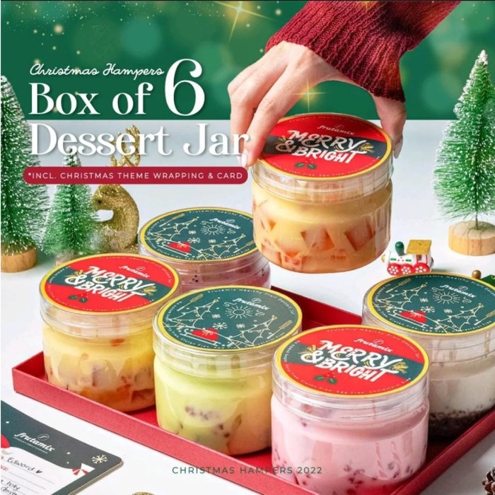 Jual Christmas Hampers Almond Dessert Jar Parsel Natal Tahun Baru ...