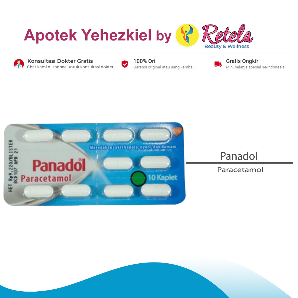 Jual PANADOL CAPLET BLISTER 10 TABLET | Shopee Indonesia