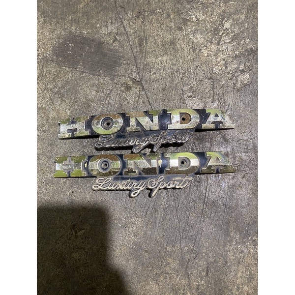 Jual emblem tangki gl pro / max logo tangki honda gl pro max ori ...