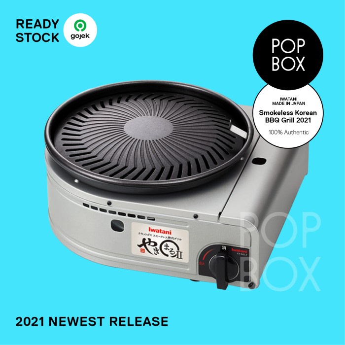 Jual Promo Iwatani Smokeless Bbq Grill Round Ii New 2021 Model | Shopee Indonesia