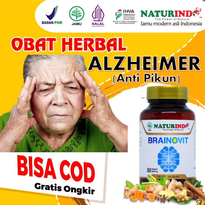 Jual Obat Alzheimer Lupa Ingatan Dewasa Dan Lansia Herbal BPOM Paling ...