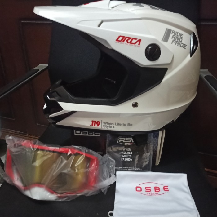 Jual Helm Cross / Trail RSV Orca Limited Edition Original RSV | Shopee ...