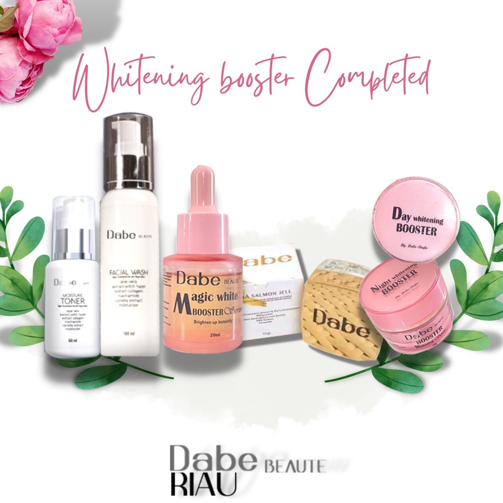 Jual Dabe Beaute Whitening Booster Lengkap l 6 in 1 Skincare Glowing ...