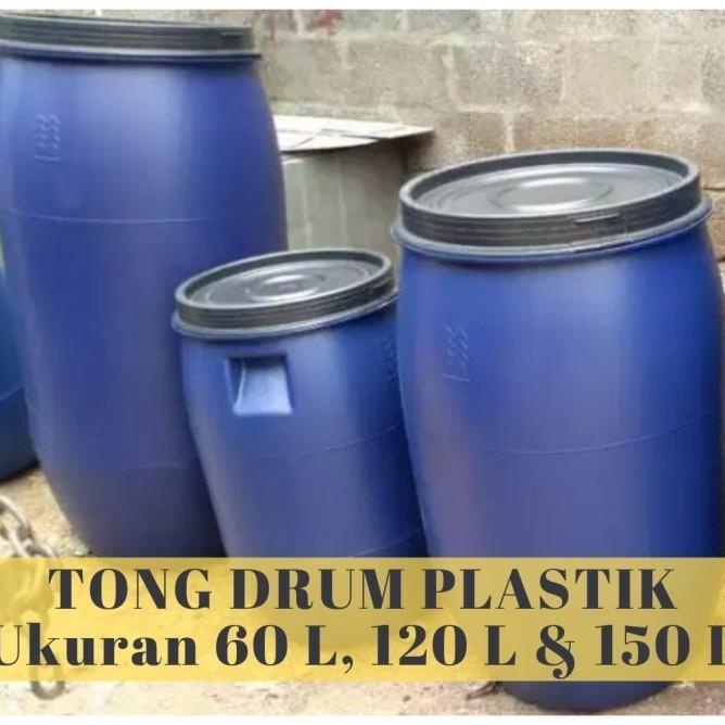 Jual Tong / 150 L Liter / Tong Plastik Biru / Tong Sampah / Biru Baru ...