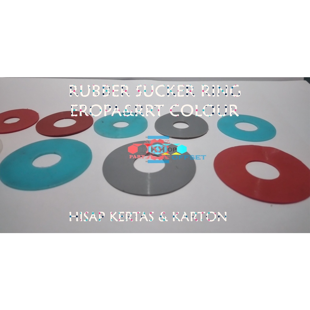 Jual rubber sucker ring all mesin cetak hisap kertas dan karton ...