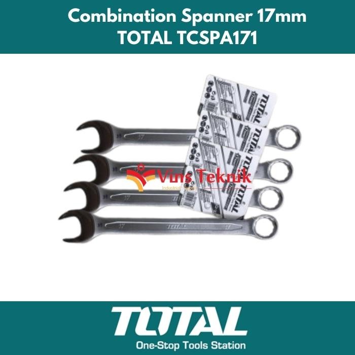 Jual TOTAL Kunci Ring Pass Combination Spanner 17mm TCSPA171 | Shopee ...