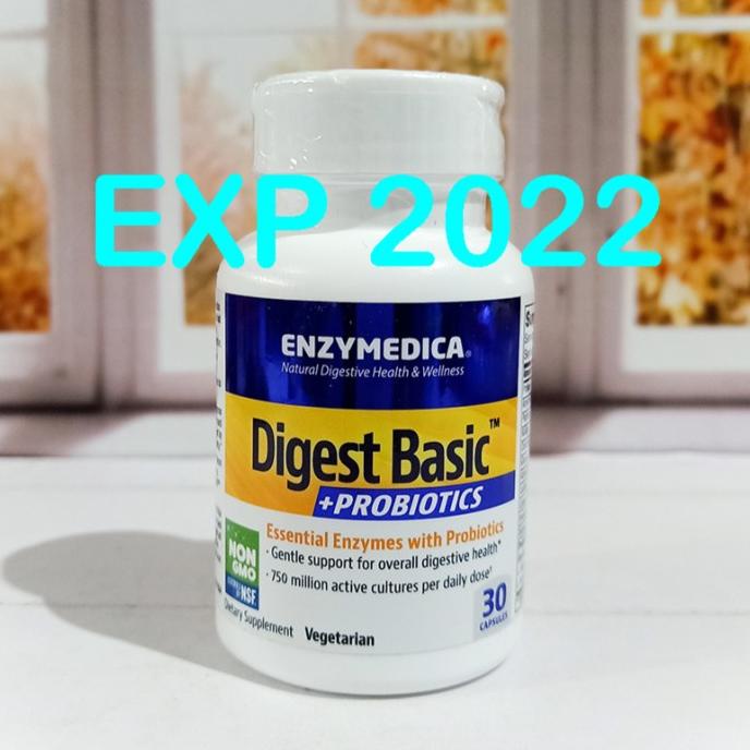 Jual Enzymedica Digest Basic + Probiotics isi 30 Capsules Probiotic | Shopee Indonesia