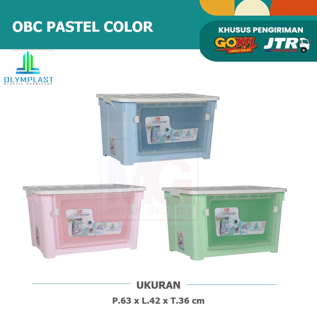 Jual Olymplast box container | Kotak Penyimpanan Serbaguna OBC Pastel ...