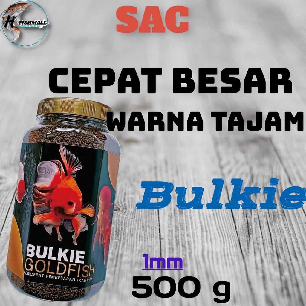 Jual Pakan Ikan Koki Gold Fish 300gr 500gr Bulkie Import Harga Terjangkau Murah Protein Tinggi ...