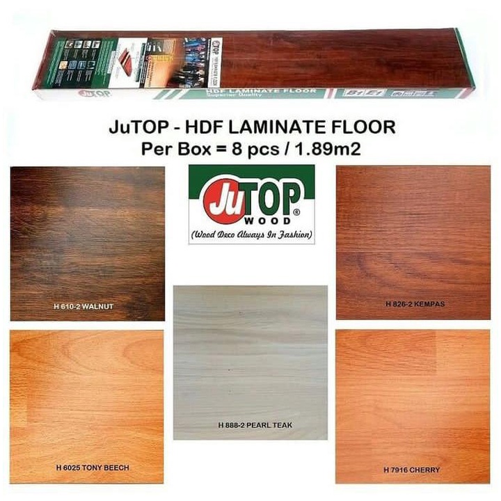 Jual LANTAI PARKIT MOTIF KAYU - PARKIT LANTAI KAYU HDF UK. 1.89m2 ...