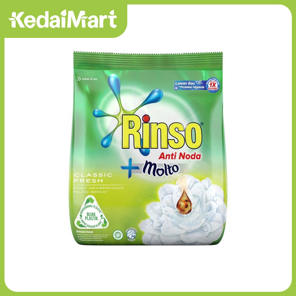 Jual Rinso Antinoda + Molto Classic Fresh Bubuk 770 Gram | Shopee Indonesia