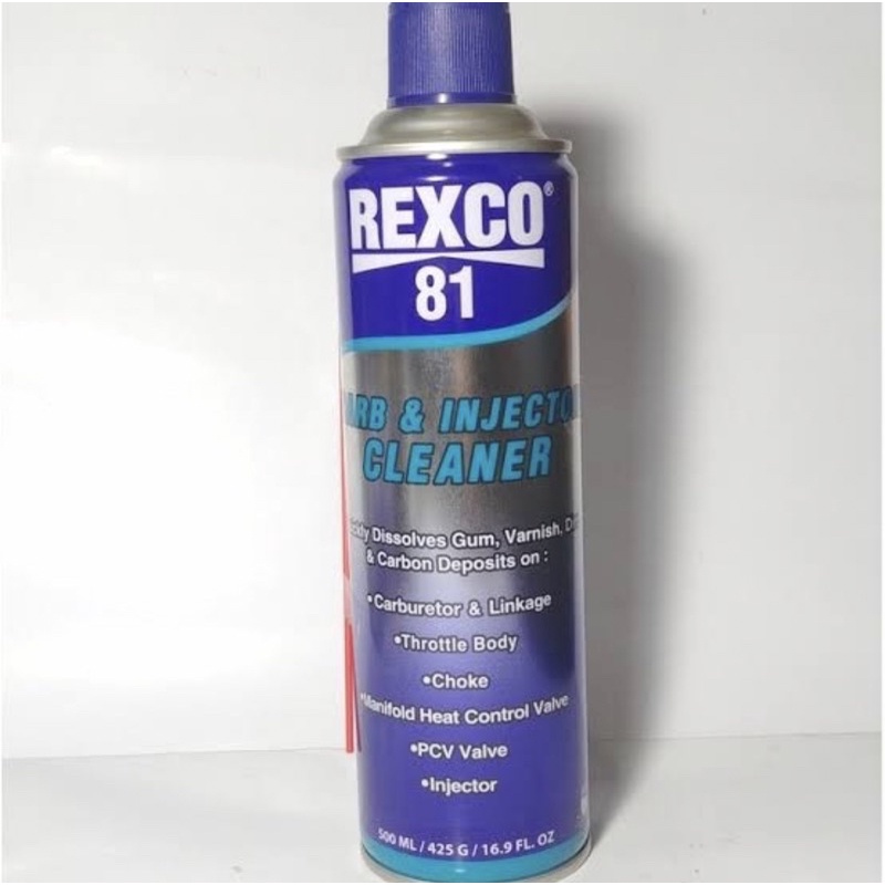 Jual Rexco 81 Carburator & Injector Cleaner 500 ML | Shopee Indonesia