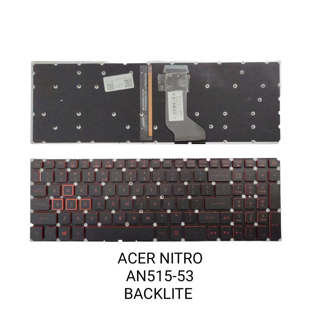 Jual Keyboard Acer Nitro 5 AN515 AN515-52 AN515-53 N16C7 N17C1 Backlite ...
