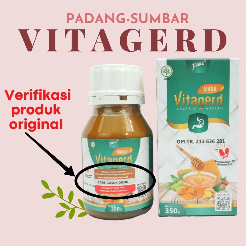 Jual Madu Vitagerd Madu Herbal Madu Asam Lambung Madu Maag Original ...