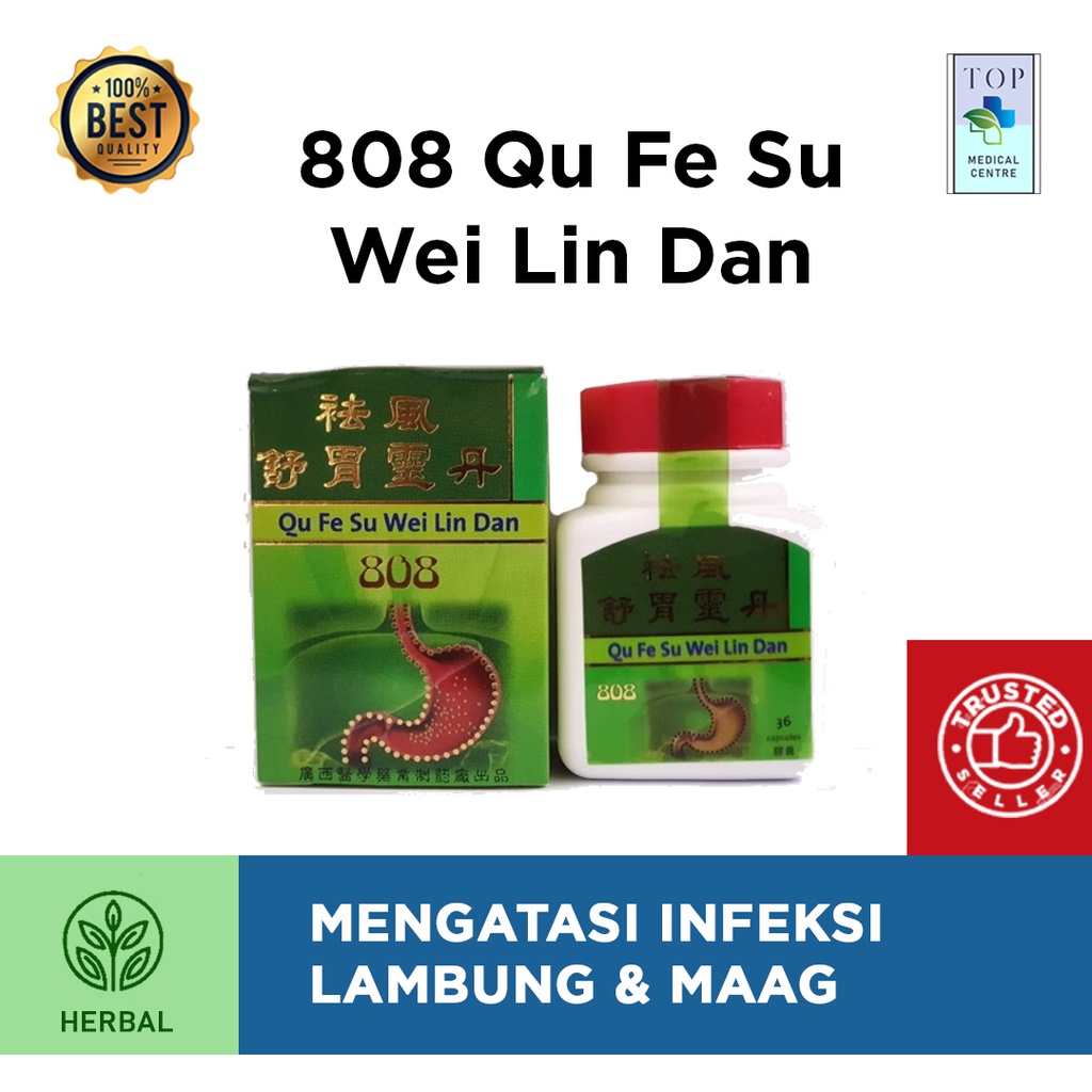 Jual 808 Qu Fe Su Wei Lin Dan ORIGINAL Obat Maag Akut Kronis Asam ...