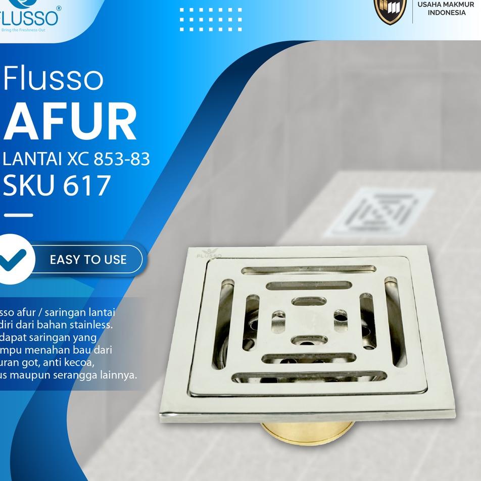 Jual Terbaik FLUSSO Saringan Got | Floor Drain Anti Kecoa Stainless ...
