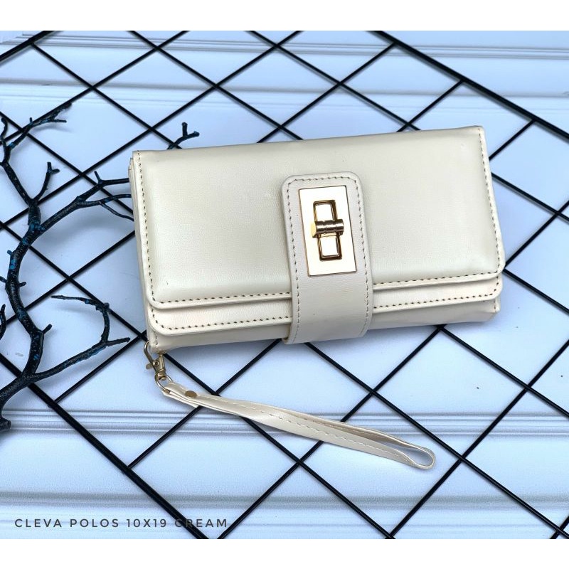 Jual Dompet lipat wanita cleva elvita polos | Shopee Indonesia