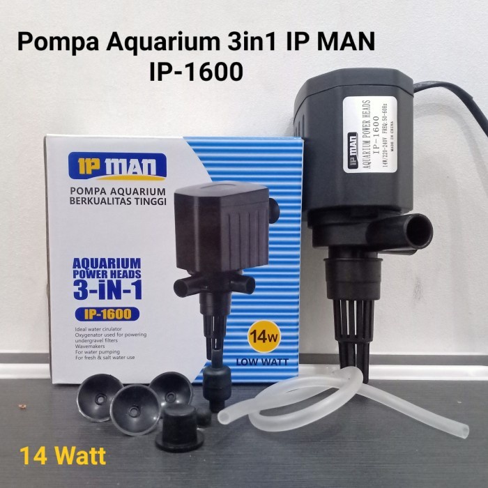 Jual [COD] Pompa Aquarium Power Heads 3IN1 Filter Celup IP MAN 1P 1600 ...