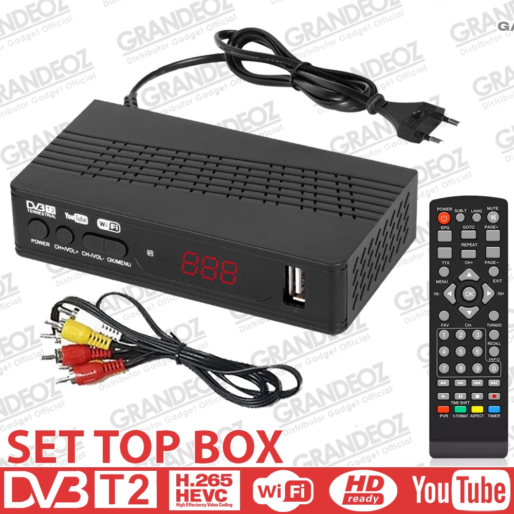 Jual SET TOP BOX + WIFI MT7601 DONGLE STB H.264 DVB-T2 Bien4 Digital ...