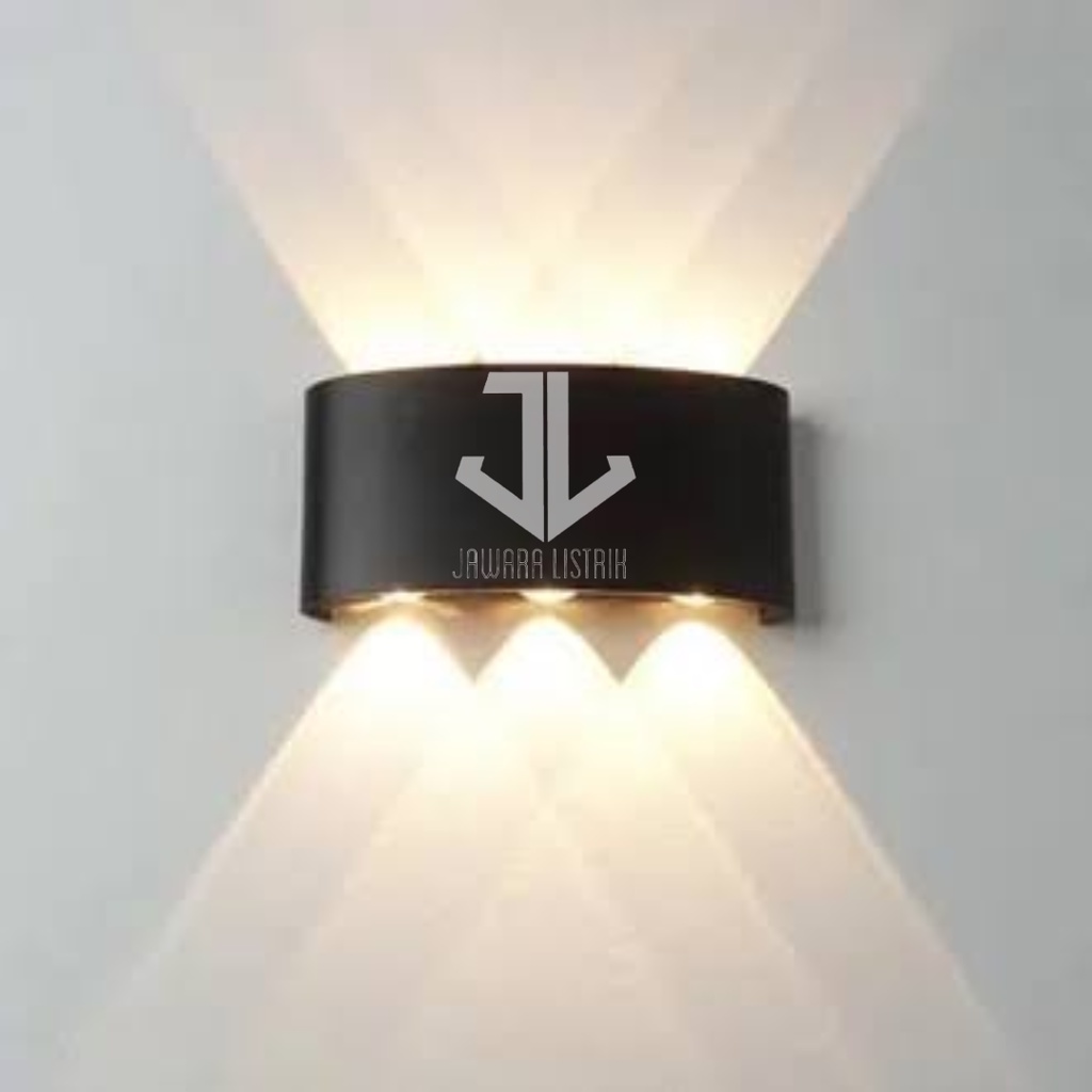 Jual BOSSECOM BE-1097 LAMPU DINDING WALL LAMP 6 WATT IP65 OUTDOOR 2 ...