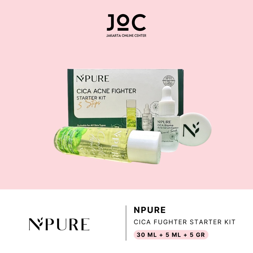 Jual NPURE CICA ACNE STARTER KIT [ORIGINAL] | Shopee Indonesia