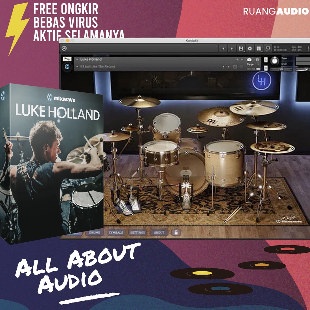 Jual Mixwave Luke Holland Drums | Kontakt Library | Shopee Indonesia