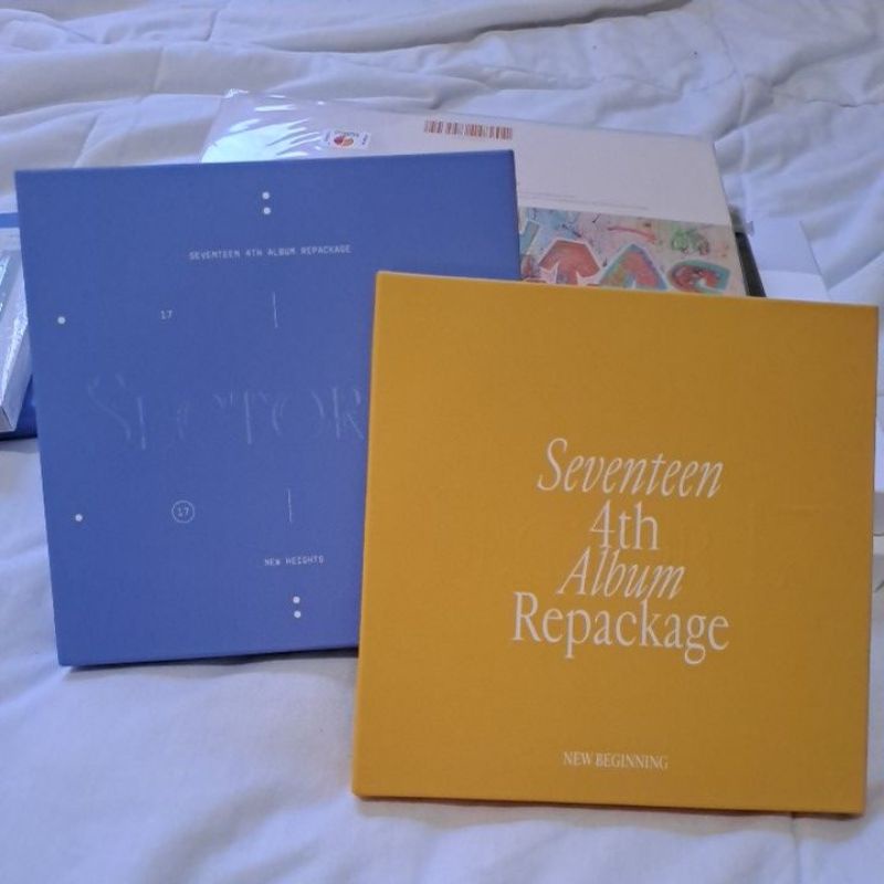 Jual seventeen 4th album repackage sector17 unsealed album only new beginning new heights ...