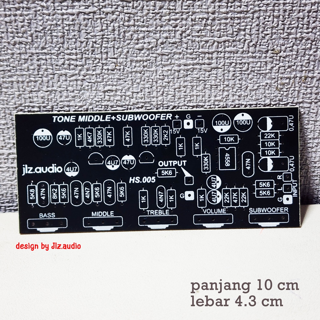 Jual A584 PCB TONE CONTROL MONO PLUS MIDDLE PLUS SUBWOOFER | Shopee ...