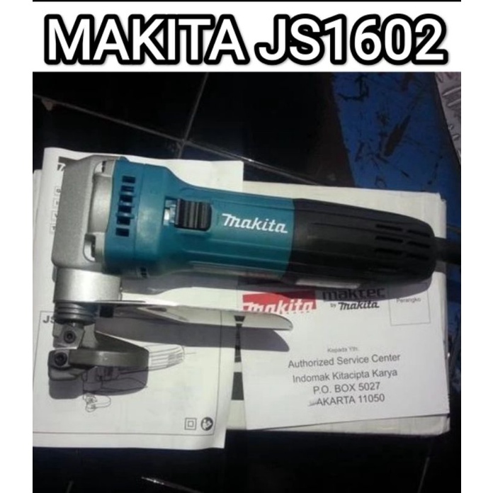 Jual Makita JS 1602 Mesin Potong Plate Besi & Logam 1,6mm / Metal Shear JS1602 | Shopee Indonesia