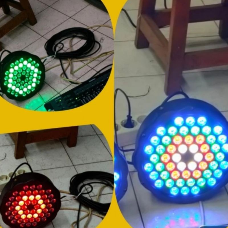 Jual Lampu Slim Par 54 LED RGBW | Shopee Indonesia