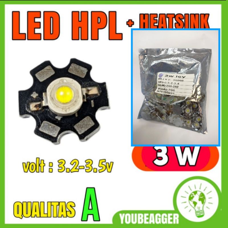 Jual led hpl ICY 3 watt | Shopee Indonesia