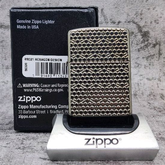 Jual Zippo 49021 Armor Hexagon Design Original | Shopee Indonesia