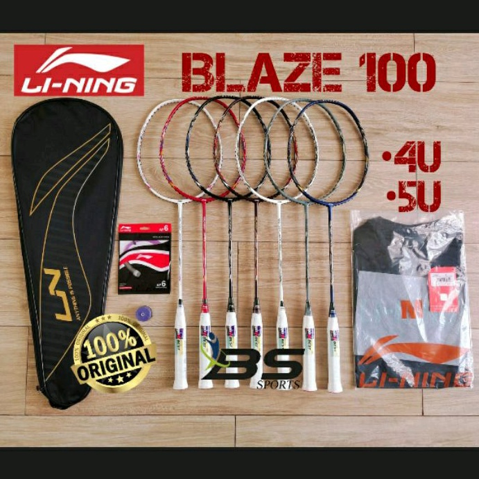 Jual RAKET BADMINTON LINING BLAZE 100 BLAZE100 ORIGINAL | Shopee Indonesia