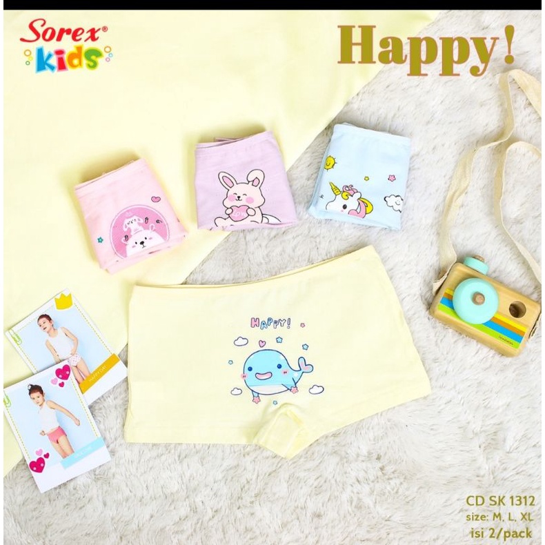 Jual Boxer celana dalam anak sorex girl kids anak murah | Shopee Indonesia