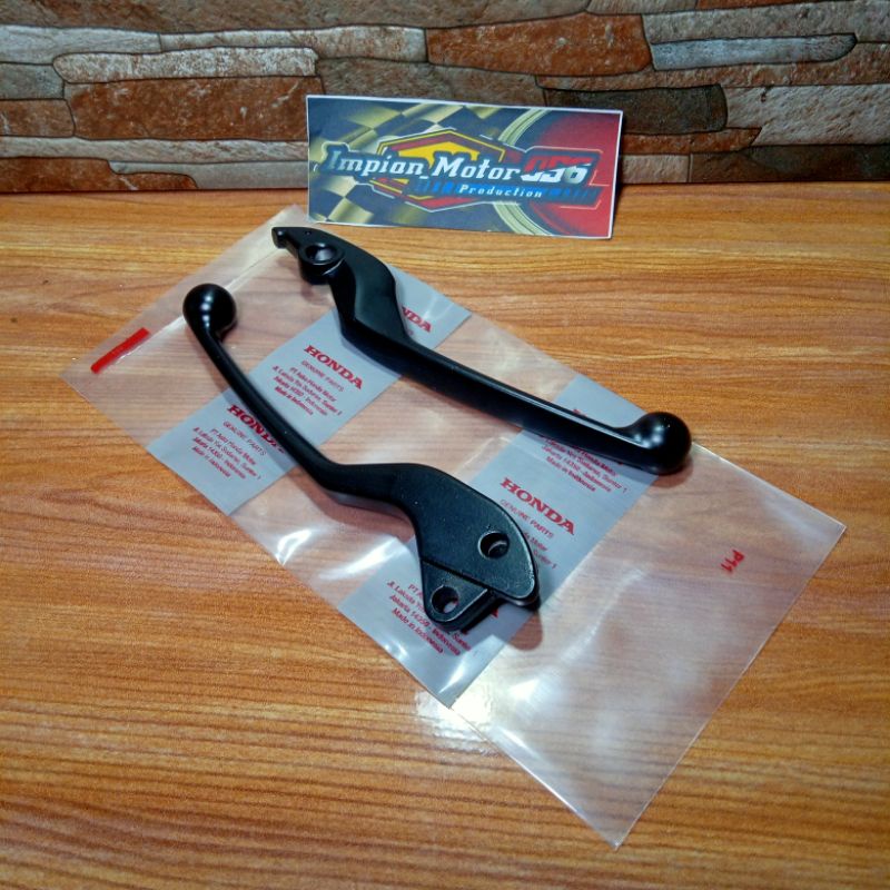 Jual Handle handel hendel rem satu set HITAM motor Honda Genio Scoopy ...