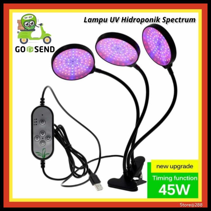 Jual Lampu Uv Led Tanaman Tumbuhan Grow Light Hidroponik Indoor 45W Gl35 | Shopee Indonesia