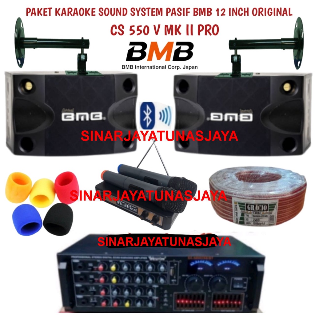 Jual paket karaokey BMB 12 inch cs 550 v MK II pro CS 550V MKII PRO ...