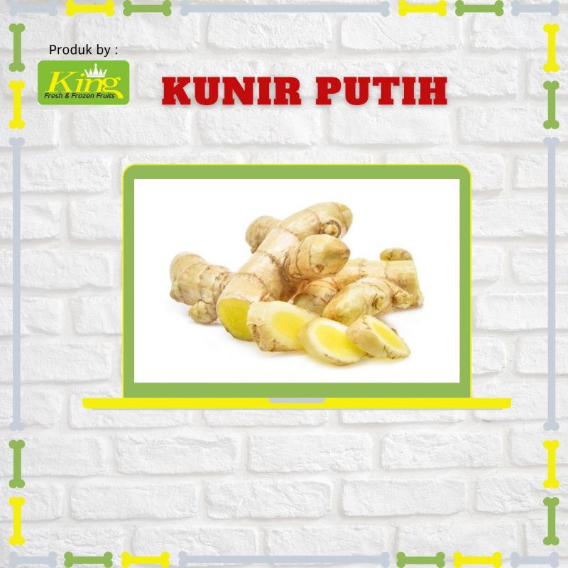Jual Kunir putih 500gr, rempah kunir putih, kunir putih segar | Shopee ...