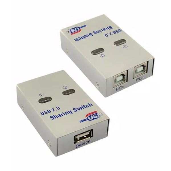 Jual Switch printer usb 2.0 Splitter Printer 2 Port / 1 Printer 2 ...