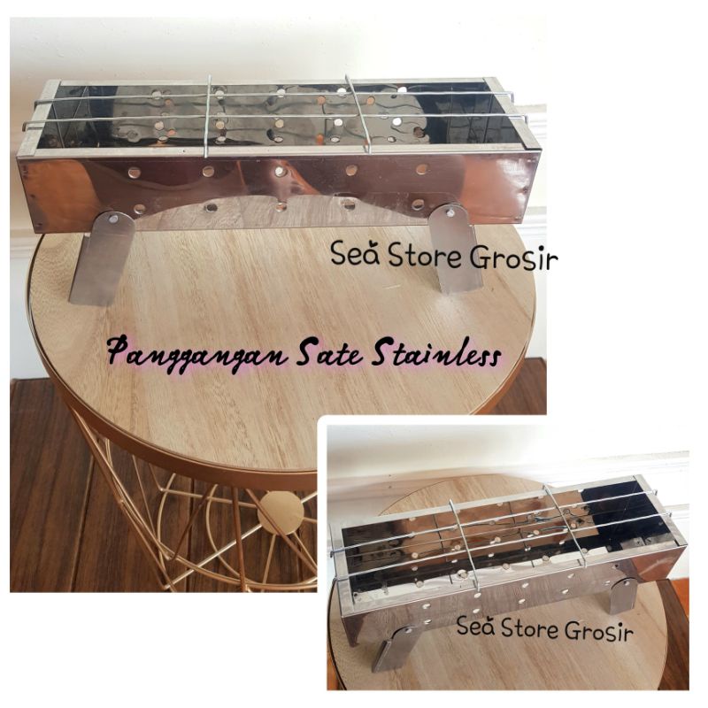 Jual mini grill arang / panggangan arang stainless mini / grill ...