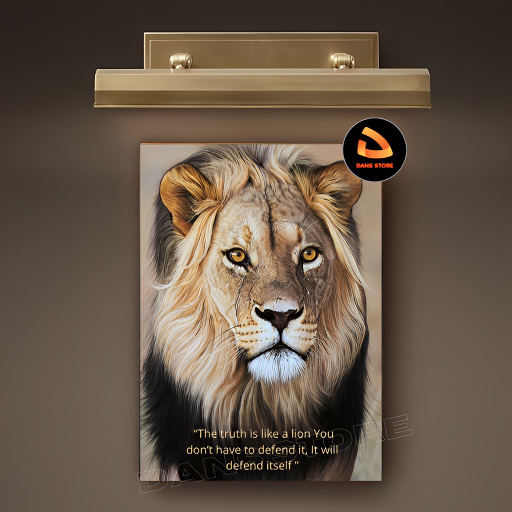 Jual Poster Singa Dan Kata Motivasi Lion Quotes Hiasan Dinding ...
