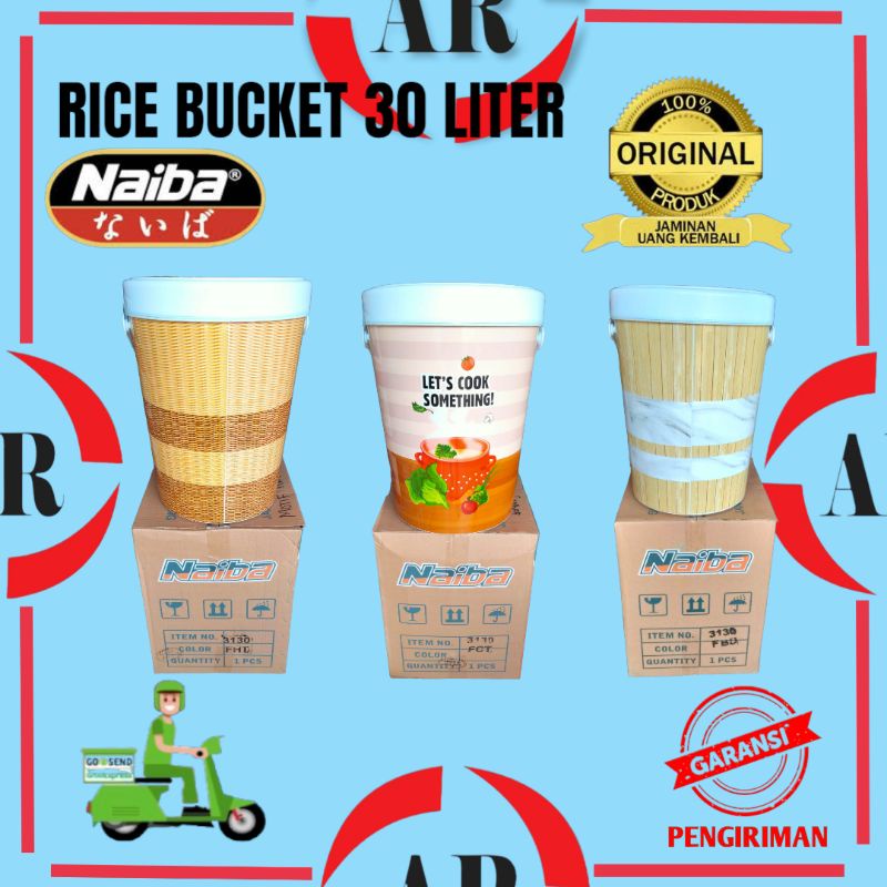 Jual TERMOS NASI ES NAIBA / BOX NASI 30 LITER / RICE ICE BUCKET NAIBA ...