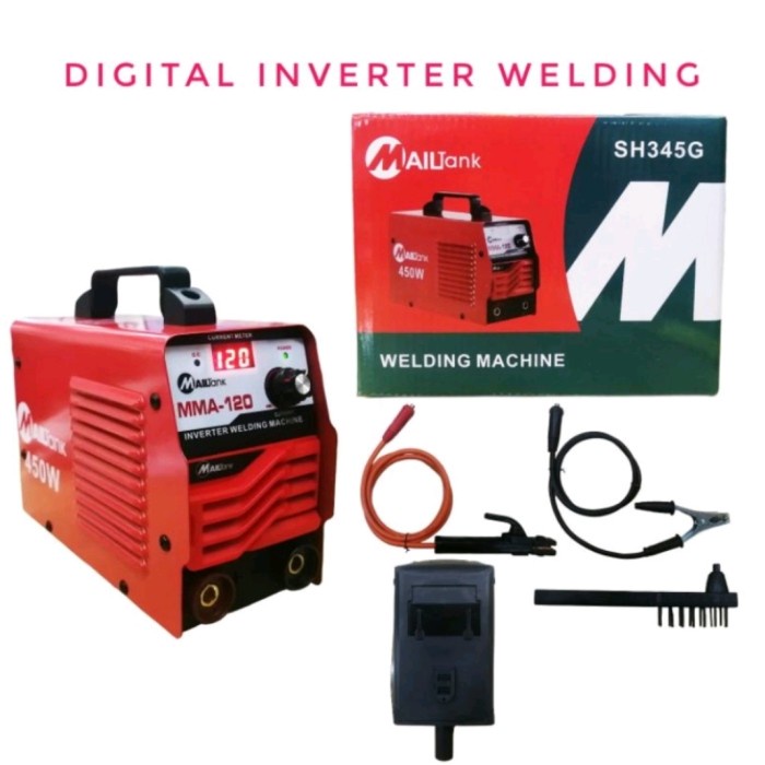 Jual Mesin Las Mailtank Mma120 450Watt Super Awet Inverter Welding Machine | Shopee Indonesia
