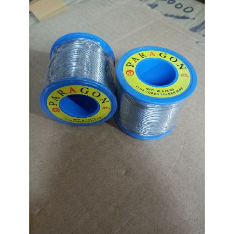 Jual timah solder paragon rol kecil dan besar 60/40 0.8mm10 meter | Shopee Indonesia